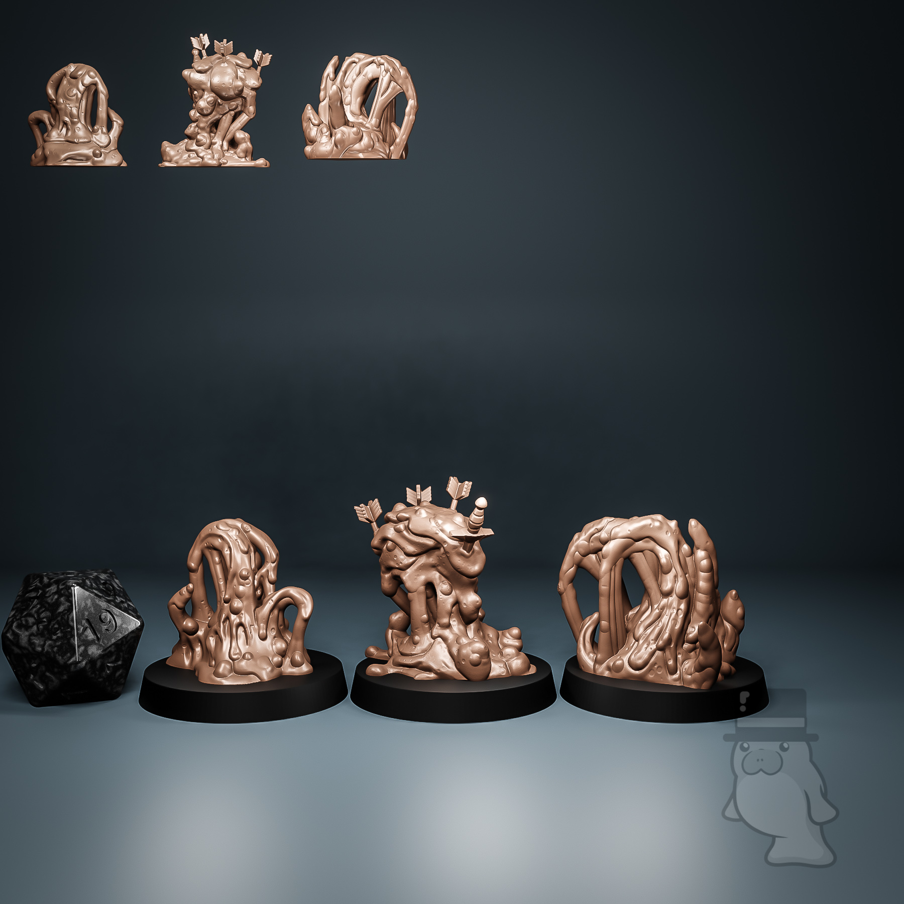 Oozes - Beasts and Baddies - EC3D Design :: Mini Manatee New Zealand